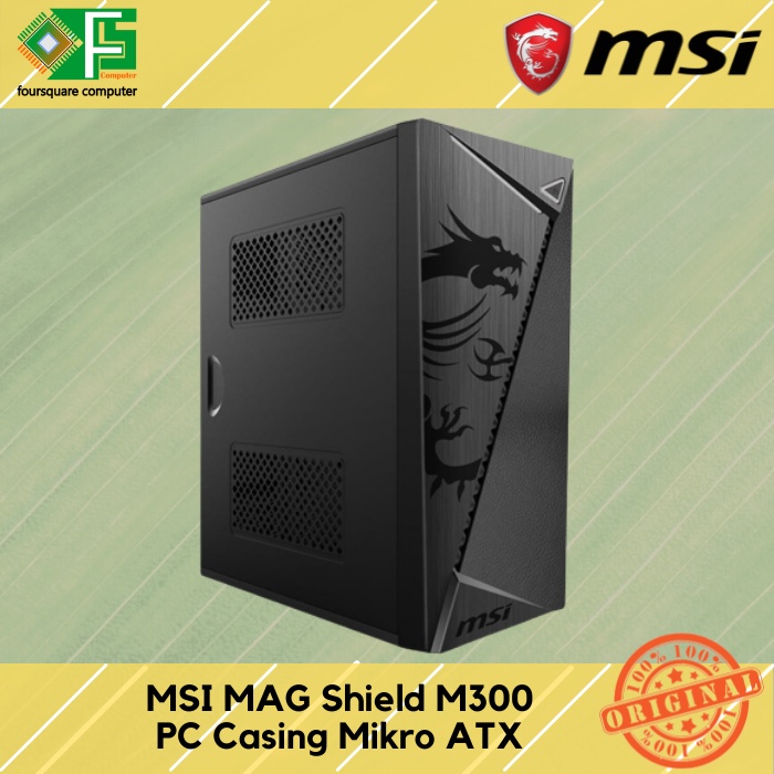 Jual PC Casing MSI MAG Shield M300 Case CPU Komputer Micro-ATX | Shopee ...