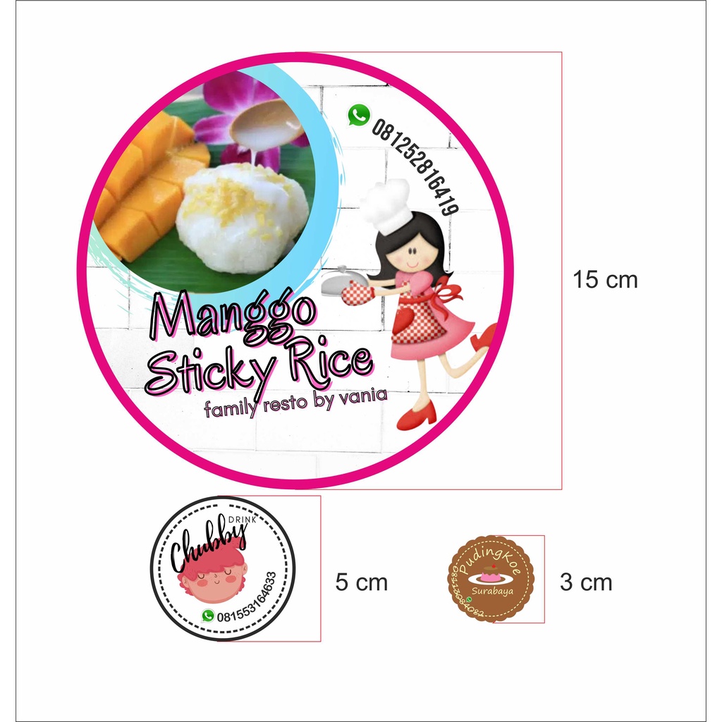 Jual Cetak Stiker | Label Bulat | Sticker Kemasan | Stiker Label ...
