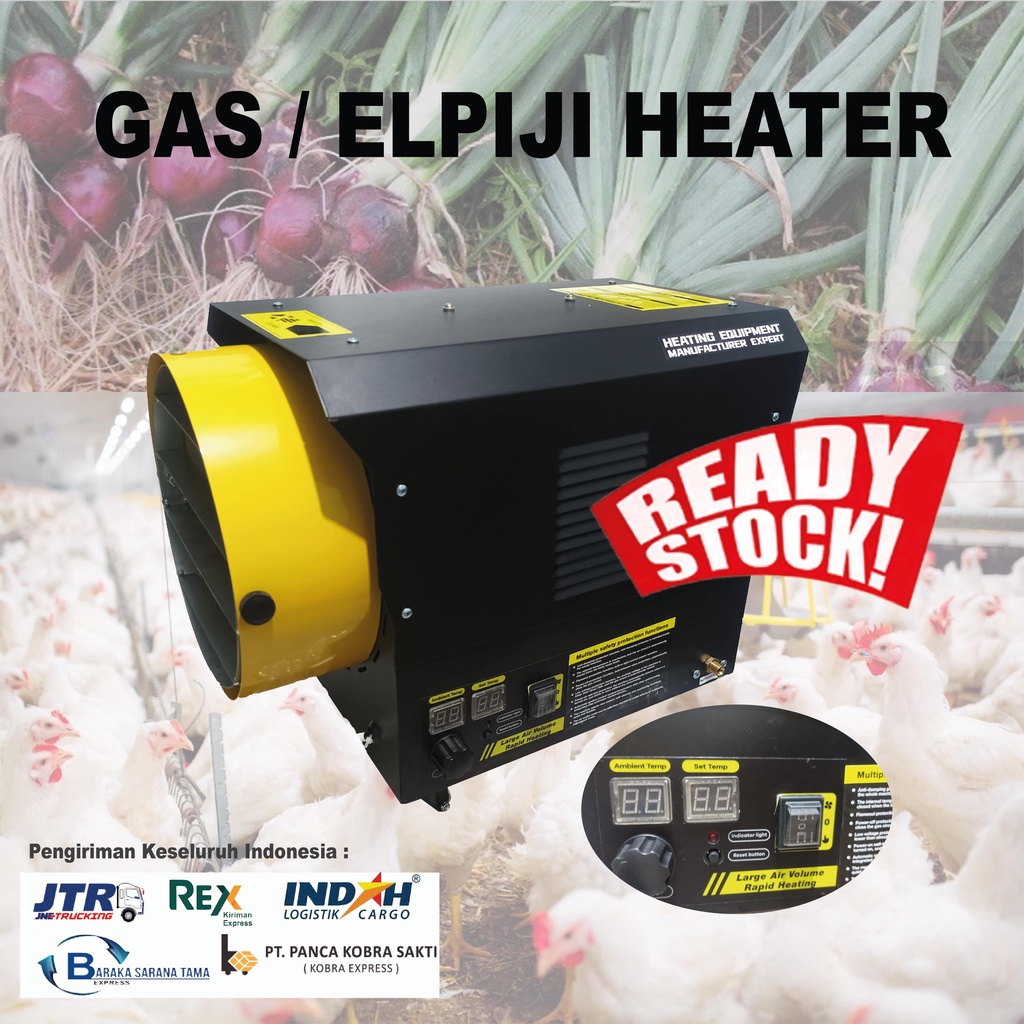 Jual Pemanas Kandang Ayam Gas / Heater Gas LPG 30KW | Shopee Indonesia