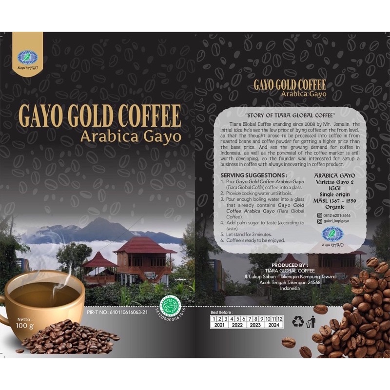 Jual Arabica gayo (Gayo Gold Coffee) | Shopee Indonesia