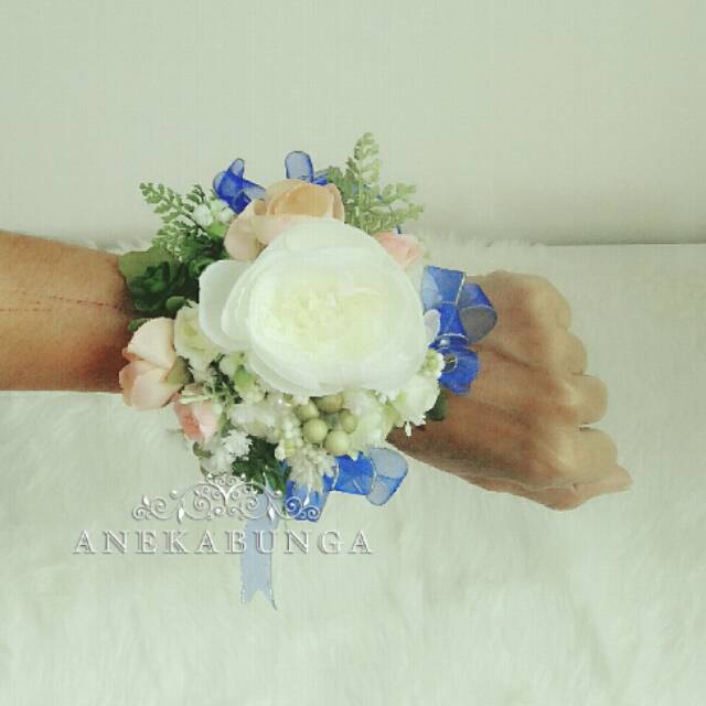 Jual Korsase tangan bunga asli pernikahan corsage wedding flower male ...