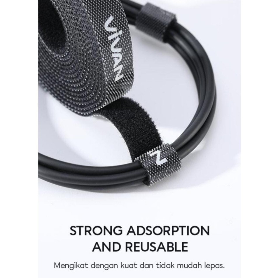 Jual Baseus Cable Organizer Pengikat Kabel clip Velcro Wire Winder ...