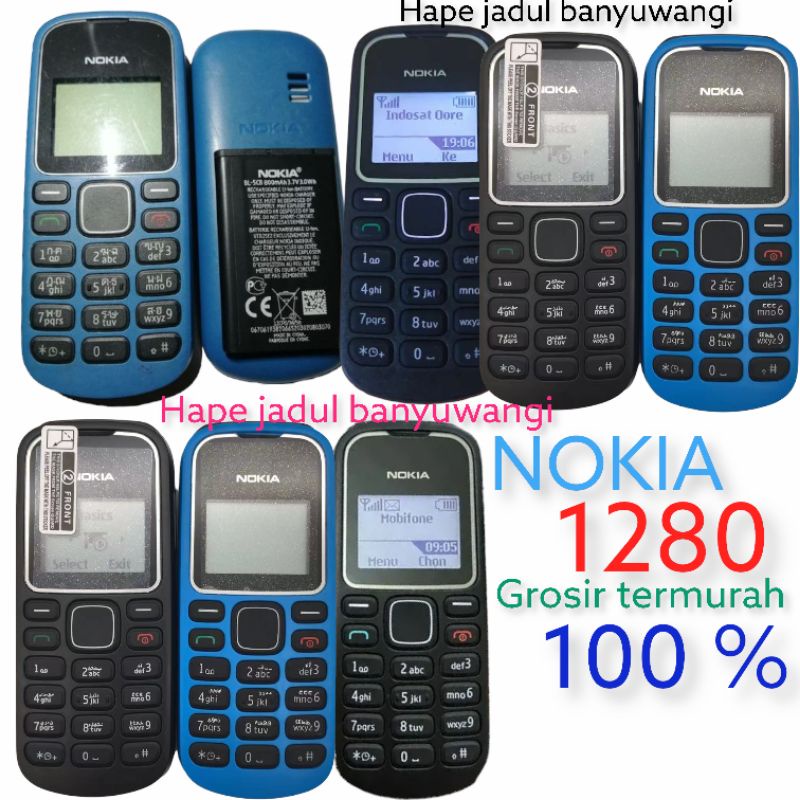 Jual HP jadul Nokia 1280 103 grosir termurah , second original berkualitas | Shopee Indonesia