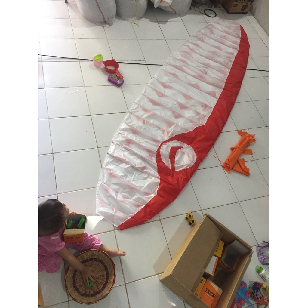 Jual Parasut Rc Paramotor Paralayang only 3m Motif Bright Rc Paramotor ...