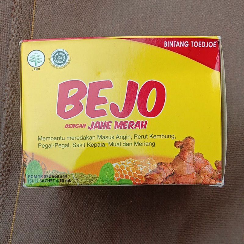 Jual Bejo Bintang Toedjoe Masuk Angin isi 12 sachet @15ml exp. 2025 ...