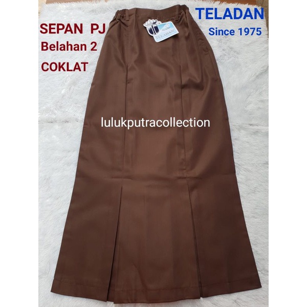 Jual SERAGAM Rok Sepan SMP Panjang Coklat Pramuka Belahan 2/SERAGAM SEKOLAH TELADAN | Shopee ...