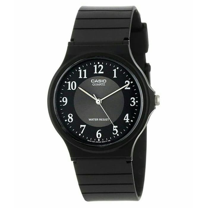 Jual Casio General MQ-24-1B3 / MQ24-1B3 / MQ-24 Jam Tangan Unisex Analog Karet Hitam (Dapat Box ...