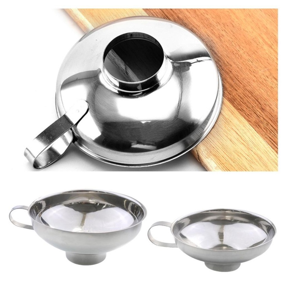 Jual VAVINCI C11 Corong Makanan Stainless Corong Pipa Mulut Lebar 11 CM ...
