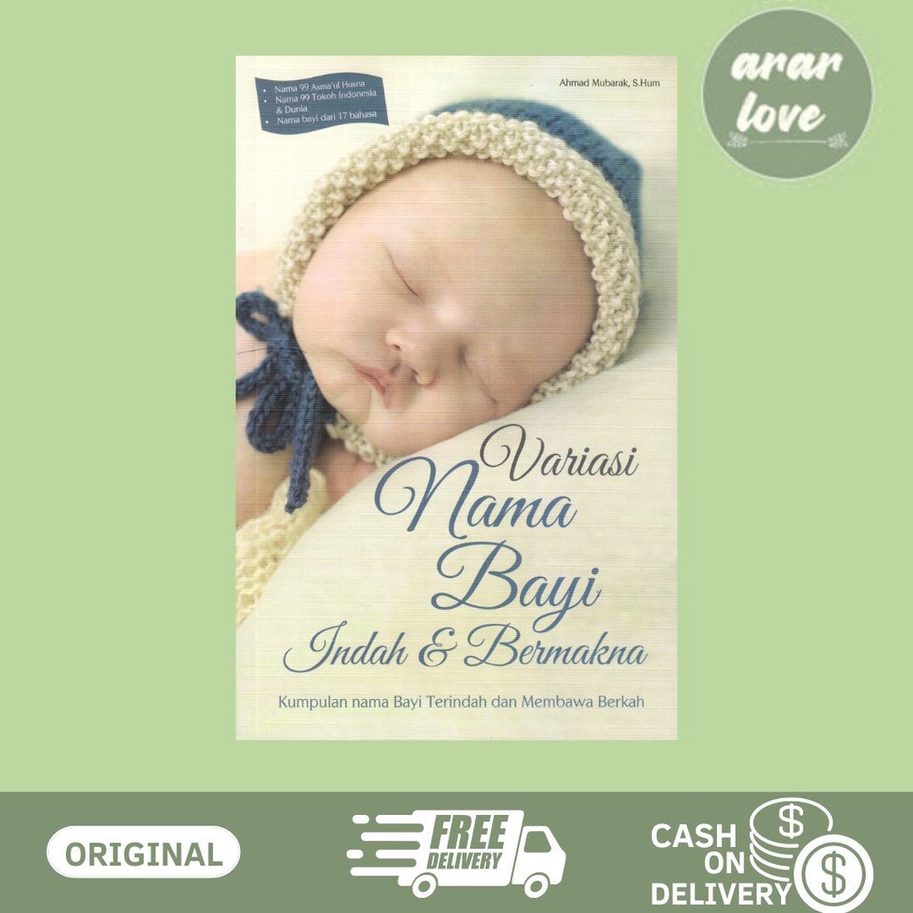 Jual BUKU VARIASI NAMA BAYI INDAH & BERMAKNA | Shopee Indonesia