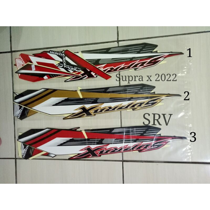 Jual STRIPING/STICKER SUPRA X TAHUN 2022 NEW | Shopee Indonesia