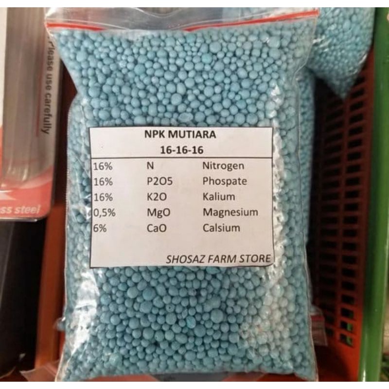 Jual pupuk mutiara biru penumbuh akar dan pelebat daun ukuran 200g ...