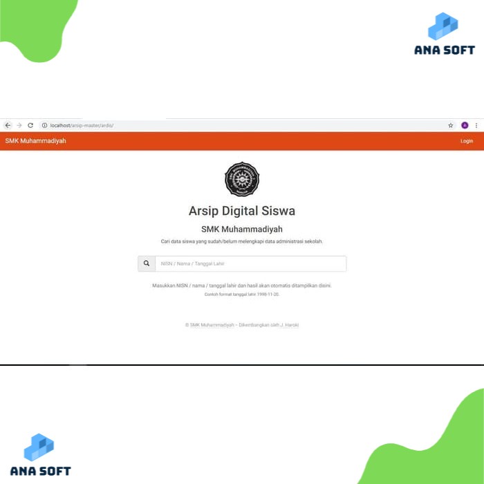 Jual Software Aplikasi Sederhana Manajemen Arsip Data Siswa Codeigniter Web/CI | Shopee Indonesia