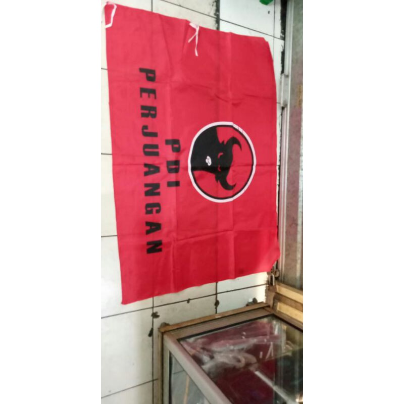 Jual bendera partai PDI uk.60x90 isi 100 pcs | Shopee Indonesia