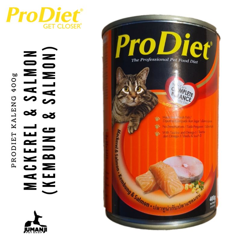 Jual ProDiet Kaleng 400gr - Makanan Kucing Kaleng Pro Diet | Shopee ...