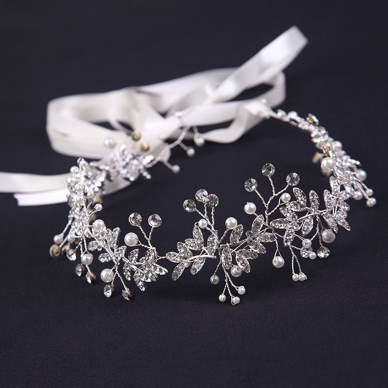 Jual Tiara rambut mutiara cristal headpiece wedding | Shopee Indonesia