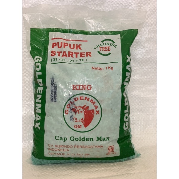 Jual Pupuk Goldenmax Starter 21-21-21 1kg | Shopee Indonesia