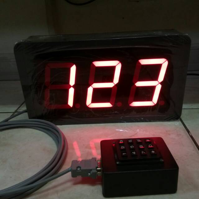 Jual Counter Angka No antrian Digital 3.digit 4.inchi | Shopee Indonesia