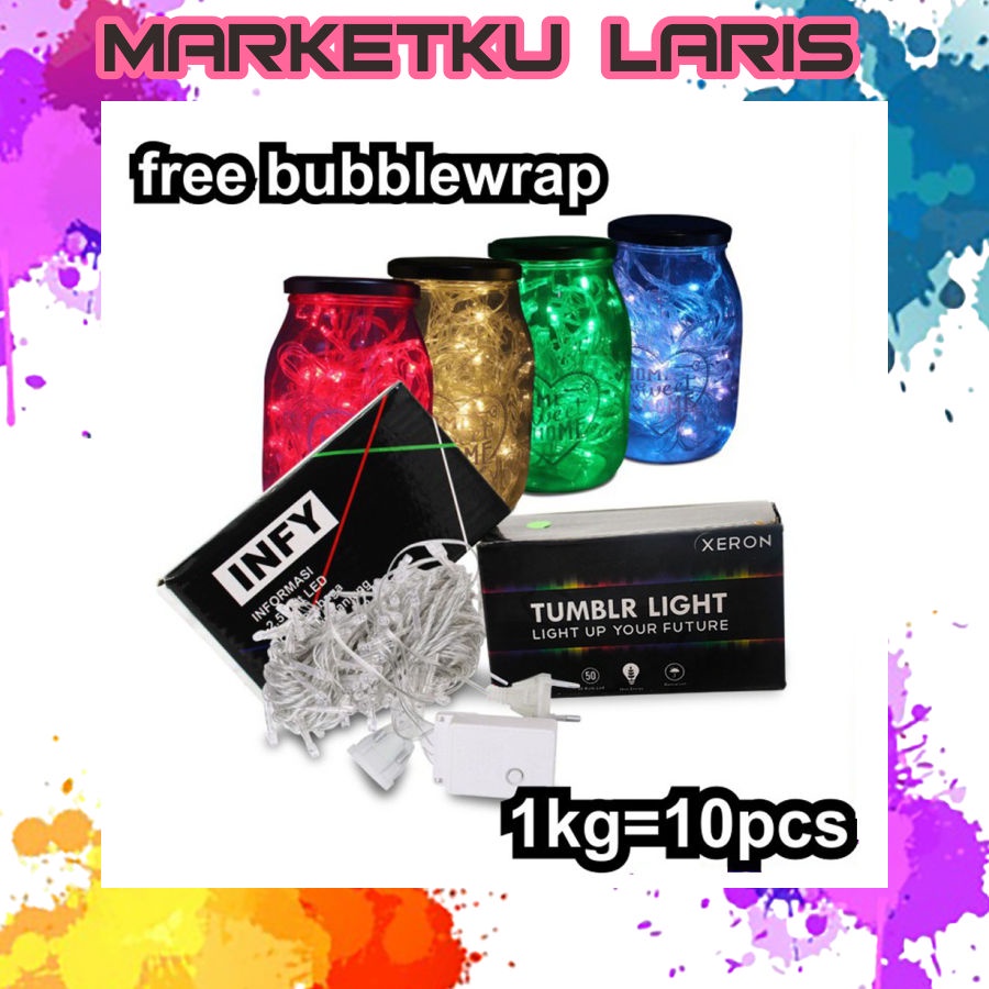 Jual MKL - Lampu tumblr 7.5 Meter 42 LED Kotak Packingan BOX LAMPU LED ...