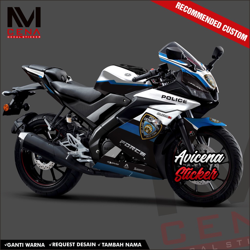 Jual Sticker Decal R15 V3 Full Body Decal Sticker Yamaha R15 V3 ...