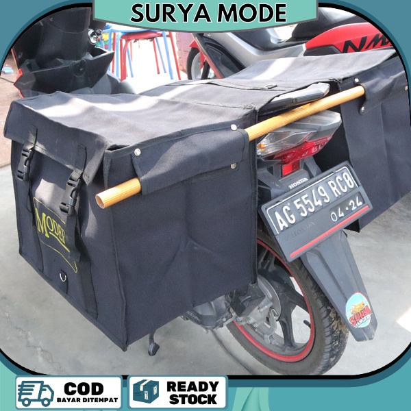 Jual Tas Obrok Motor kanvas Tas obrok Kanvas Bahan anti air | Shopee ...