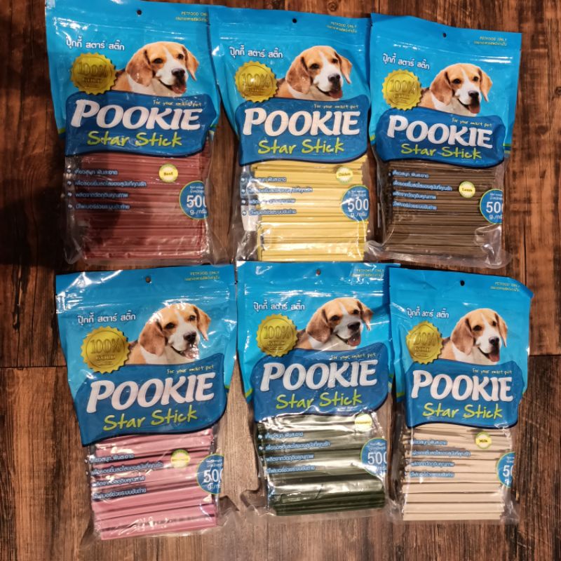 Jual Pookie Dental Stick 500gr / Milk/mix/beef/mint/lamb/ Snack Dental ...