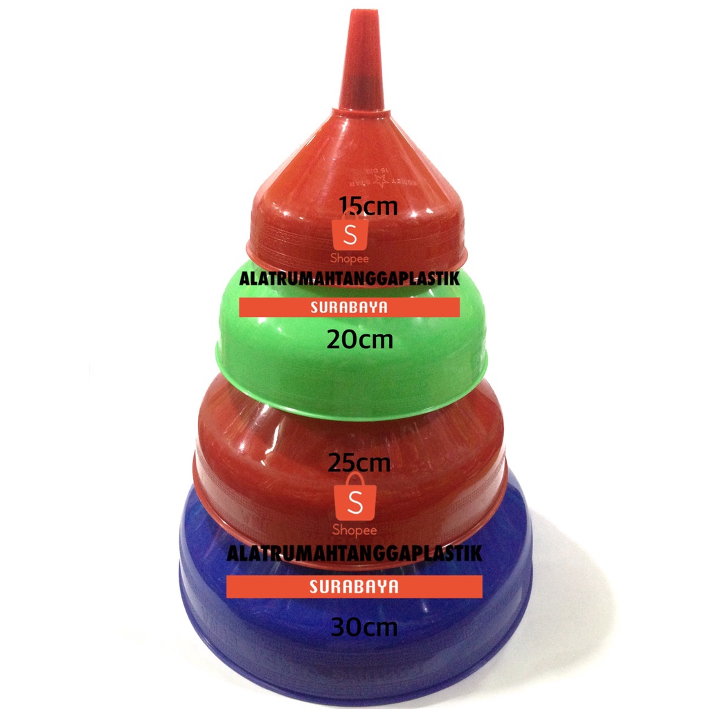 Jual 1 pc Corong Plastik S 15 cm / Corong Air / Corong Minyak / Corong ...