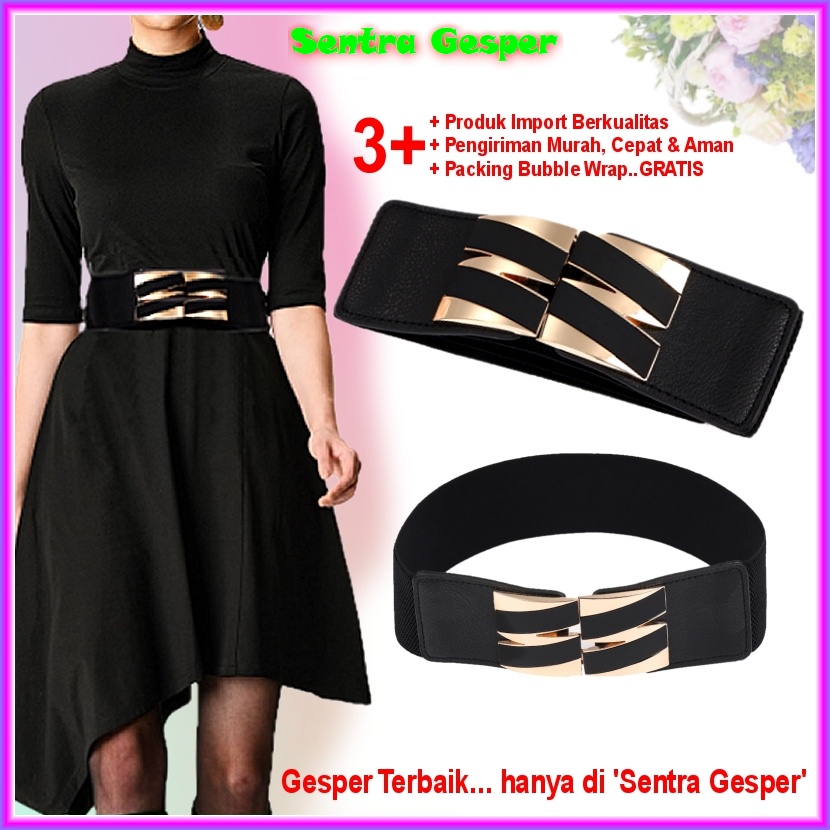 Jual Gesper Ikat Pinggang Cewek Belt Fashion Korea Women Kupu Sabuk ...