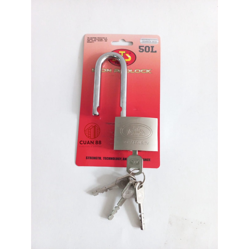 Jual Gembok ATS / GemboK 30 40 50 60 Panjang Pendek / Gembok Pagar ...