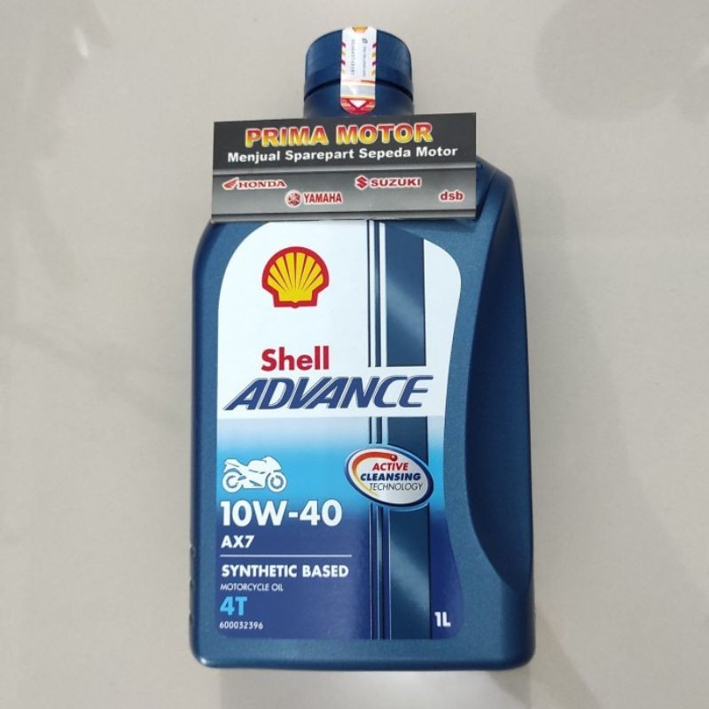 Jual OLI SHELL ADVANCE AX7 4T 10W-40 1L, | Shopee Indonesia