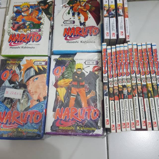 Jual Flash Sale Komik Naruto 1-72 set kolpri ori mulus | Shopee Indonesia