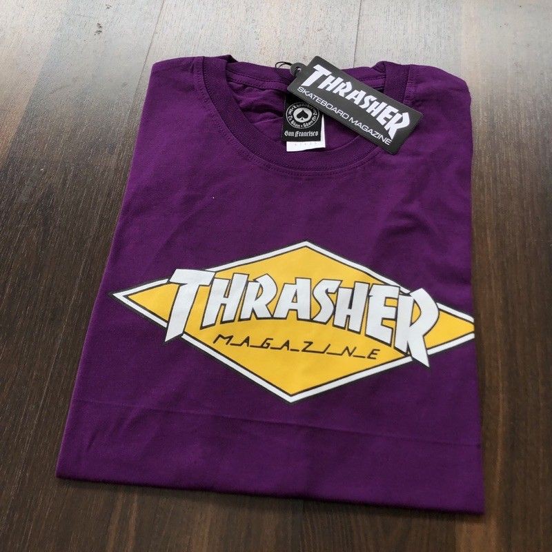 Jual KAOS THRASHER DARK PURPLE MIRROR ORIGINAL | Shopee Indonesia