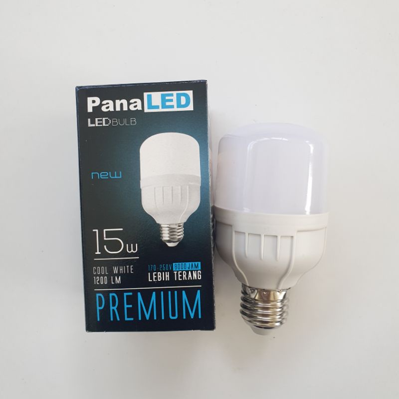 Jual Lampu LED 15W E27 Bohlam 15 Watt PANALED BULB Putih 15Watt w Pana light | Shopee Indonesia