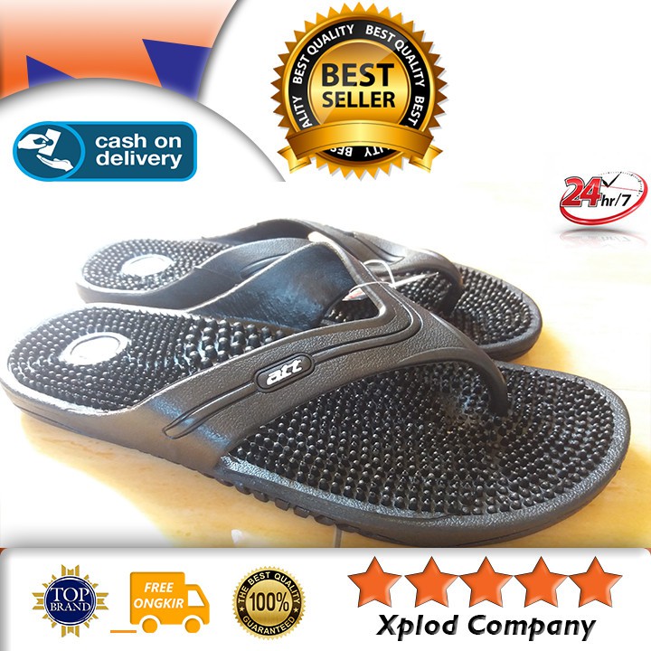 Jual Sandal Jepit Alas Duri merk ATT Sandal Refleksi Kaki Sandal Alas ...