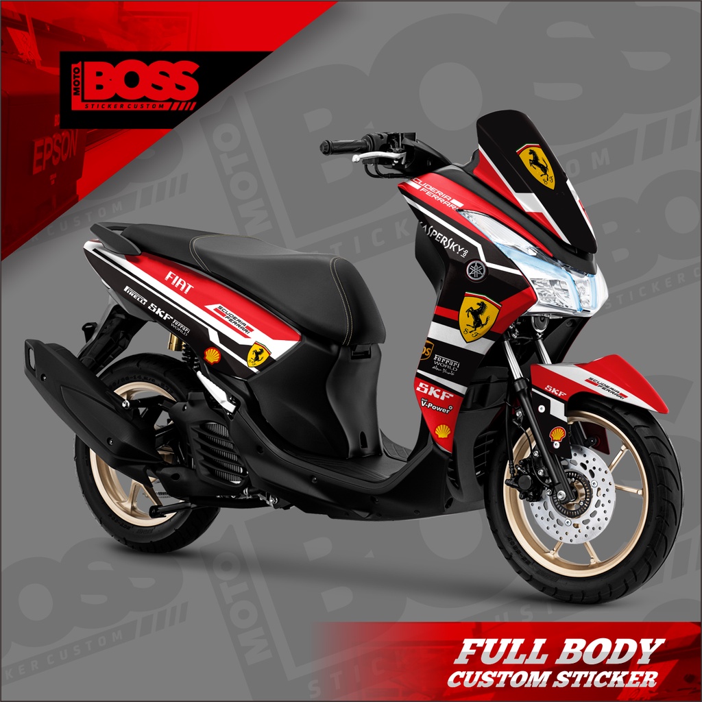 Jual Decal Sticker Yamaha Lexi Full Body Stiker Decal Lexi Striping ...