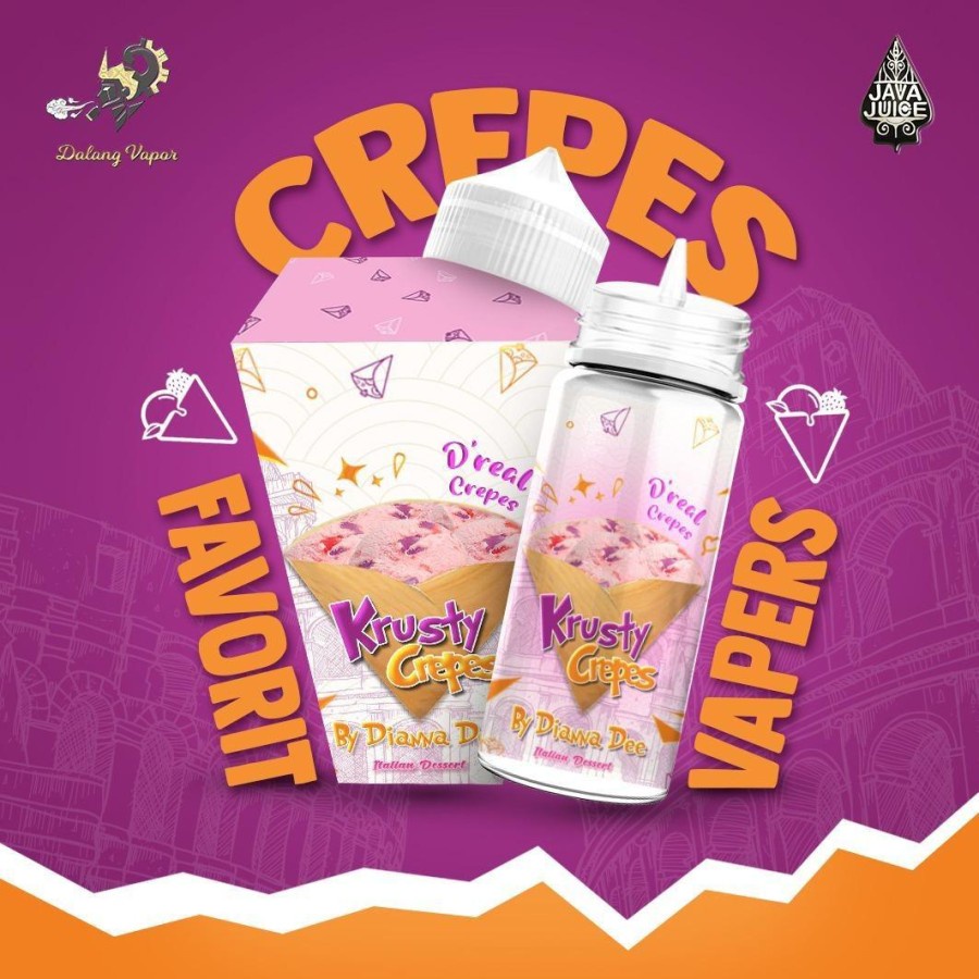 Jual Liquid Krusty Crepes V2 Italian Dessert 100ML 3&6&9Mg by Dianna ...