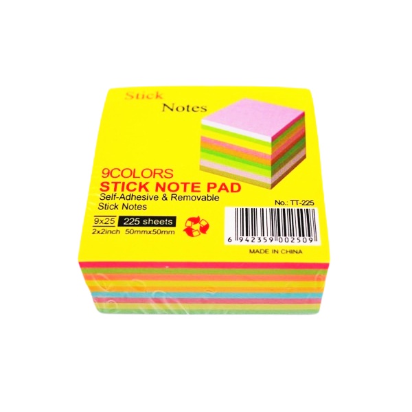 Jual Sticky Notes 9 Warna TT-225 | Shopee Indonesia