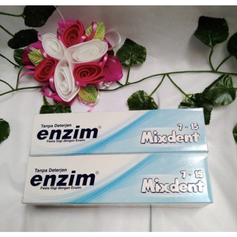 Jual ENZIM mixdent pasta gigi 93gr | Shopee Indonesia