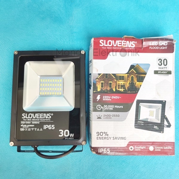 Jual Lampu LED Sorot Tembak 10w 20w 30w Putih - Lampu Tembak Taman Floodlight Outdoor 10 Watt 20 ...