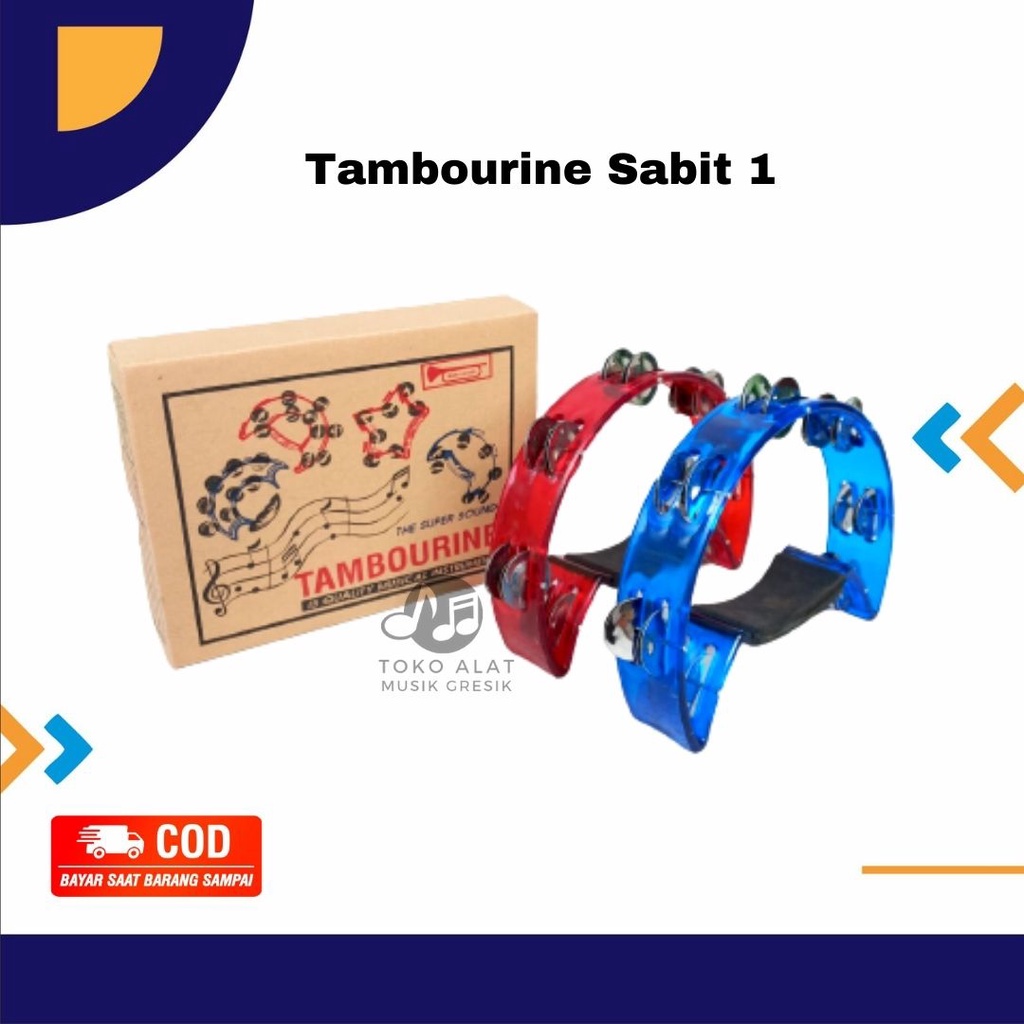 Jual Tamborin Kecrek Sabit Alat Musik Tamborin Single/ Double | Shopee ...