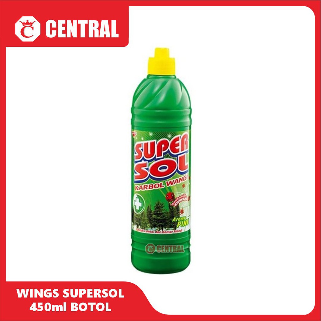 Jual WINGS SUPERSOL 450ml BOTOL PINE /Centralbandung | Shopee Indonesia