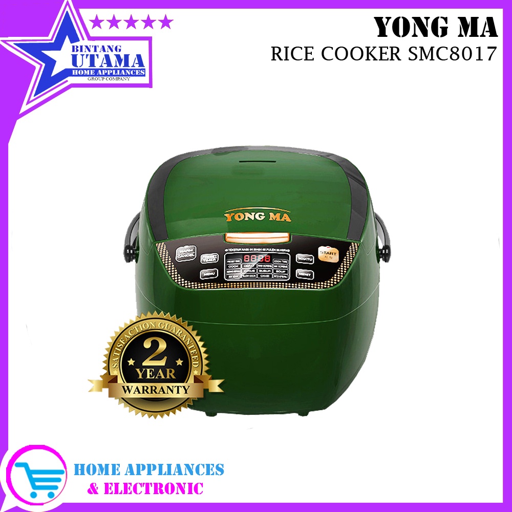 Jual (COD) MAGIC COM YONGMA 8017 / RICE COOKER YONG MA SMC8017 / SMC ...