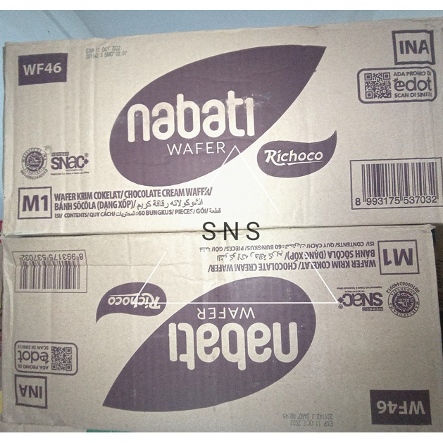 Jual Richoco Nabati Chocolate Wafer 50gr (DUS) | Shopee Indonesia