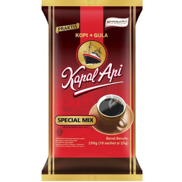 Jual Kapal Api Special Mix 240 gr isi 10 Sachet x 24 gr | Shopee Indonesia