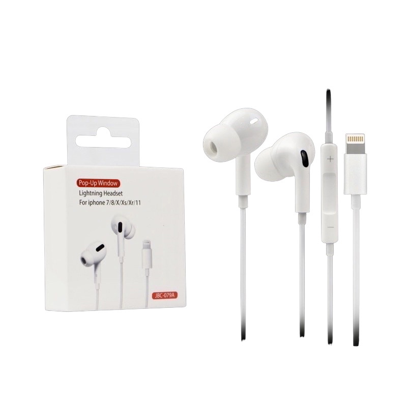 Jual HANDSFREE HANDSET EARPHONE HEADSET MURAH JBC-070A For ligthing ...