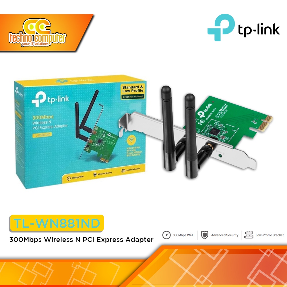 Jual TP-LINK TL-WN881ND 300Mbps Wireless N PCI Express Adapter | Shopee Indonesia