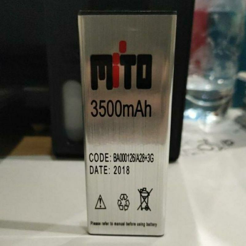 Jual Baterai battery Mito BA000126/A28+3G | Shopee Indonesia