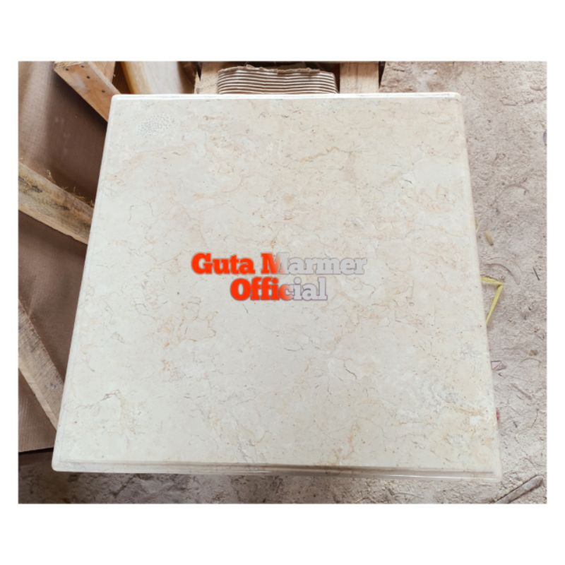 Jual Top Table Batu Marmer Putih Glosy Mengkilat Ukuran 60x60Cm ...
