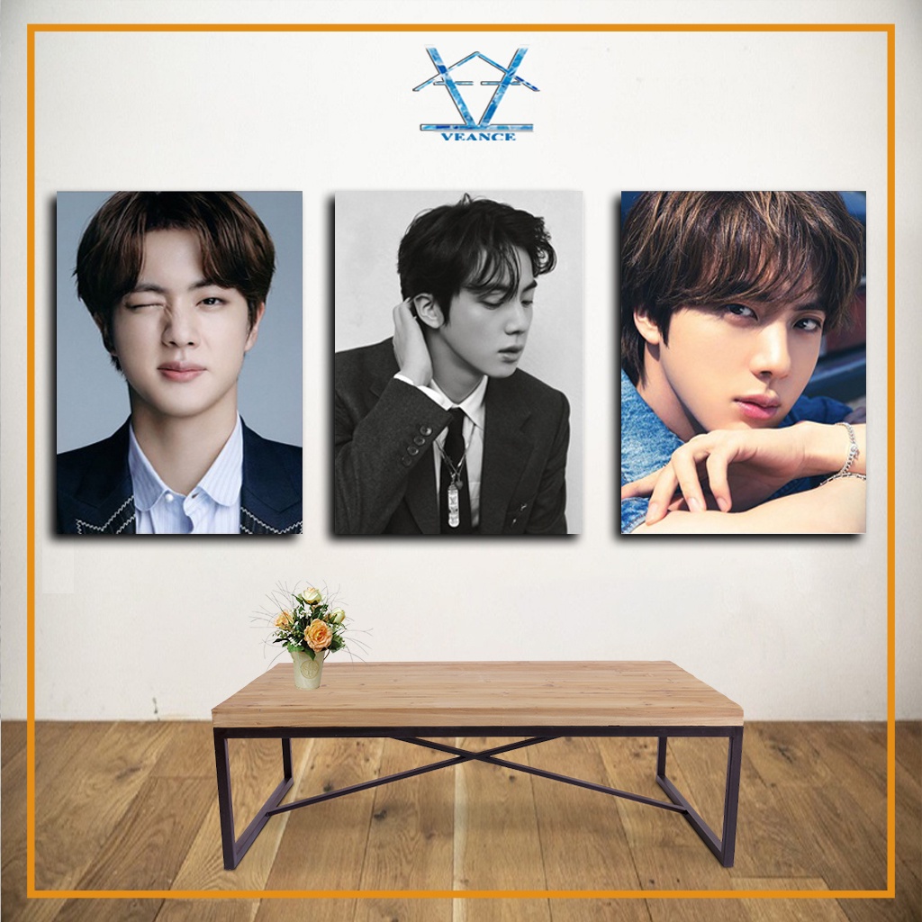 Jual Poster Kayu JIN BTS BANGTAN BOY Hiasan Dinding Kamar K-POP I ...