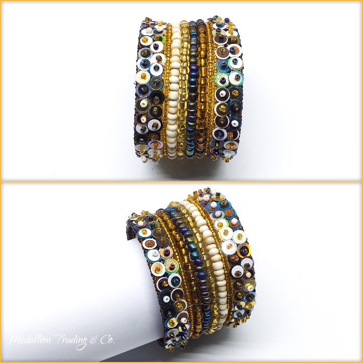 Jual Gelang Manik Monte Etnik Handmade Arabic Sequin Style (Premium ...