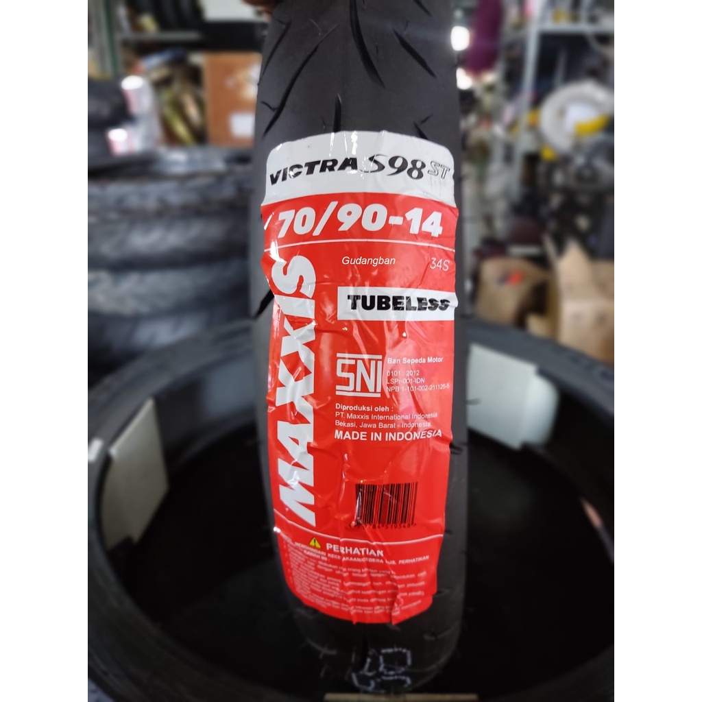 Jual (RING 14) 70 / 90 - 14 Ban Motor Matic TUBELESS VICTRA / MA V6 ...